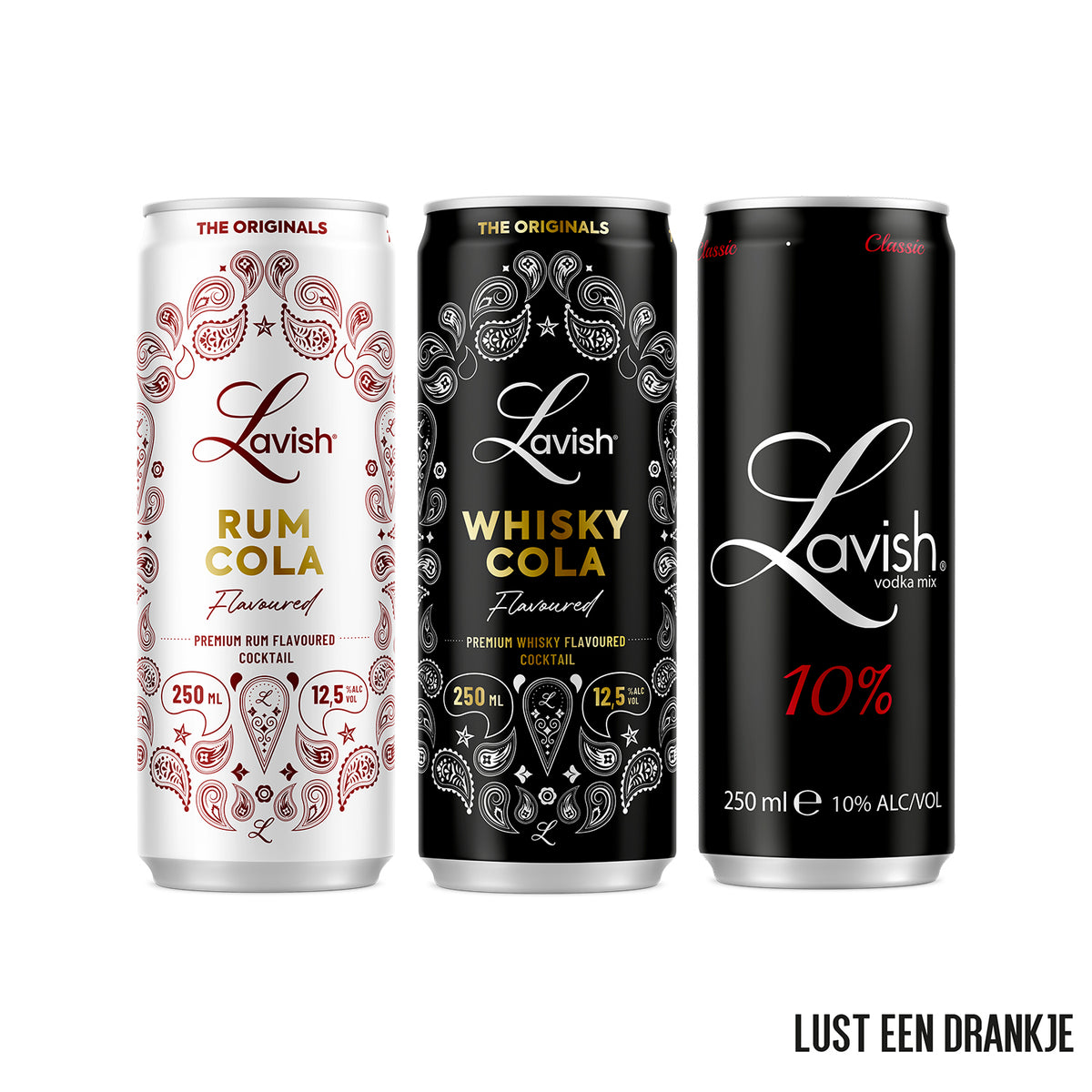 Lavish Classic Mix Pakket (3 blikjes) – Lust een Drankje